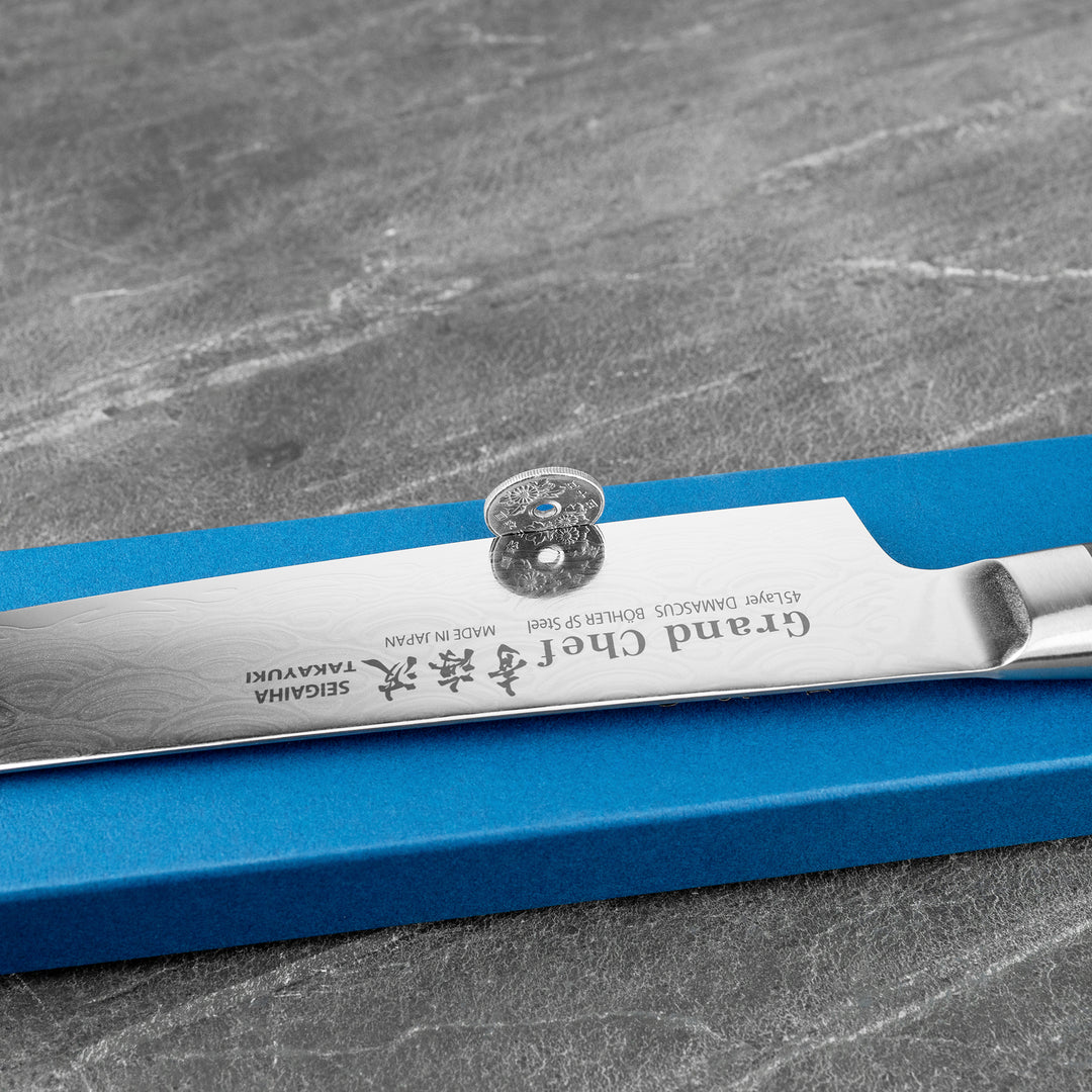 Sujihiki 25 cm Sakai Takayuki Seigaiha Bohler N685 Damascus – Noże ...