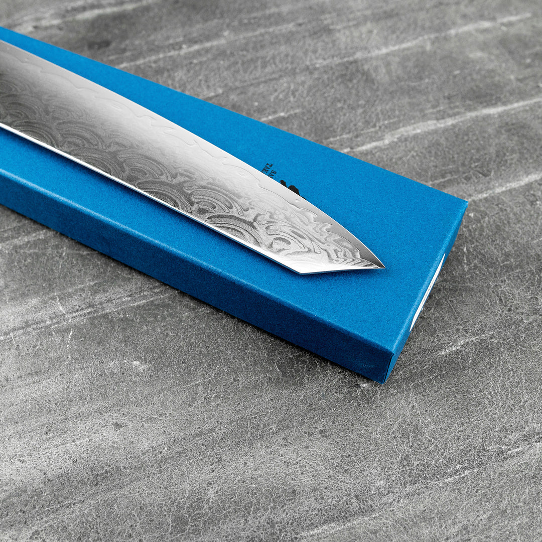 Sujihiki 25 cm Sakai Takayuki Seigaiha Bohler N685 Damascus – Noże ...