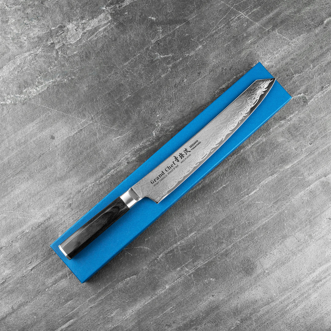 Sujihiki 25 cm Sakai Takayuki Seigaiha Bohler N685 Damascus – Noże ...