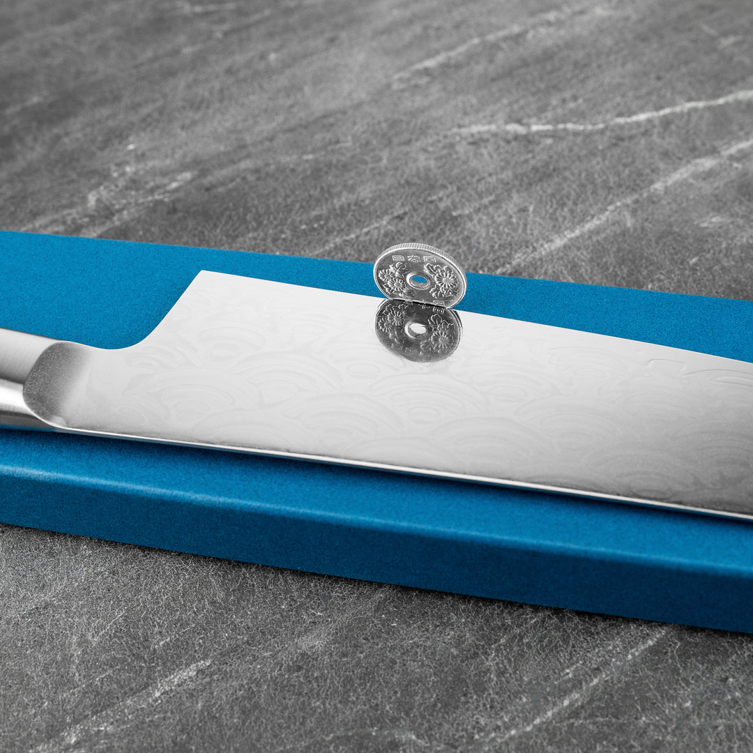 Gyuto 24 cm Sakai Takayuki Seigaiha Bohler N685 Damascus – Noże Japońskie